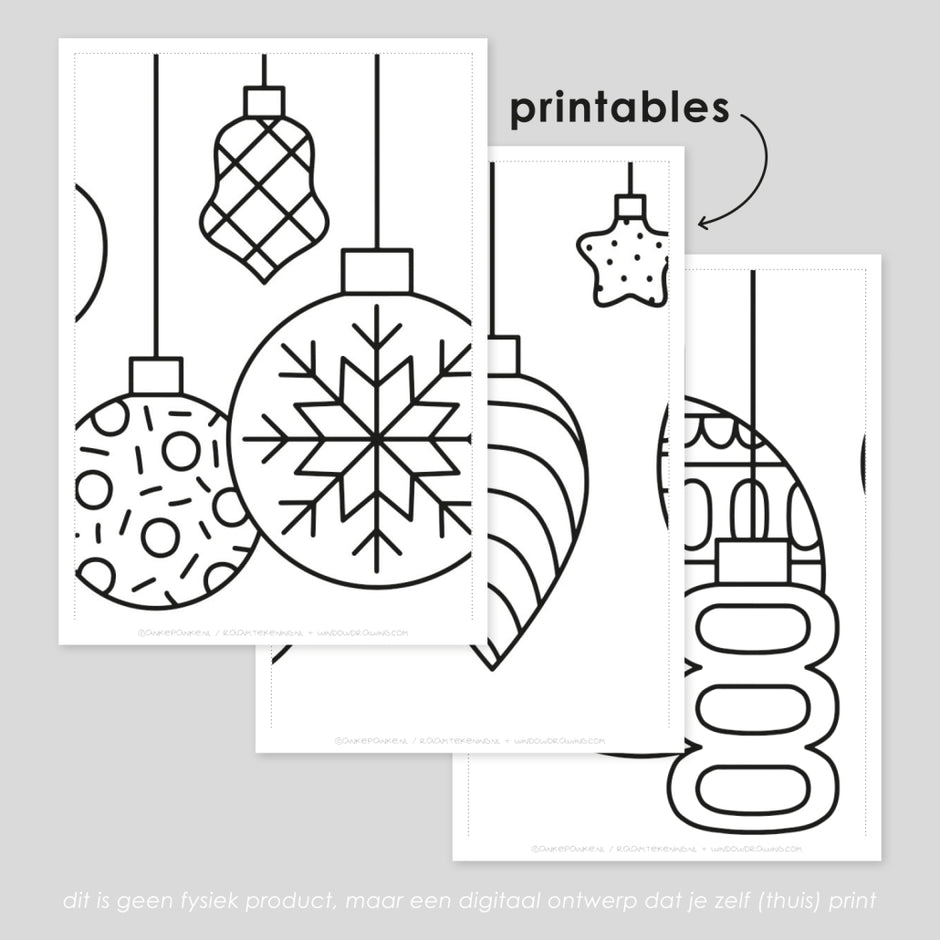 Kerstmis raamtekening